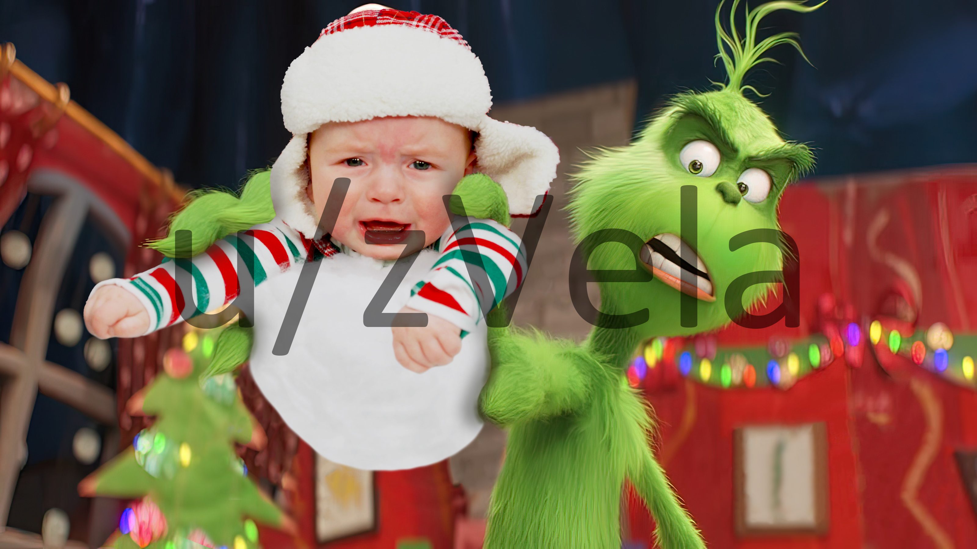 Can someone change this up? My ideas were: grinch, yeti or avalanche ...