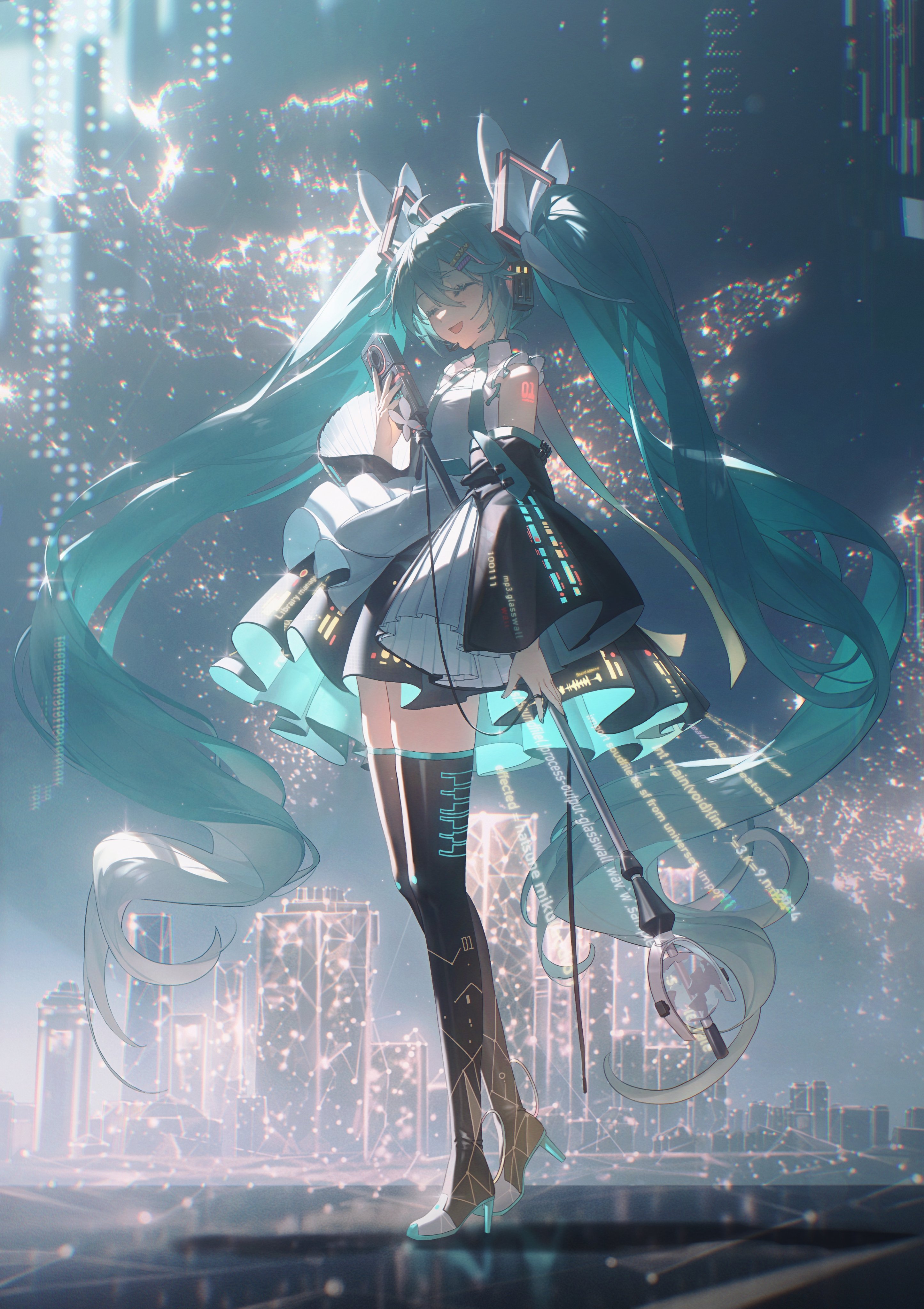 KonYa666 on X | Miku space, Magical miku
