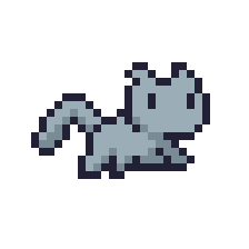 Pixel Cat Character by Voters25