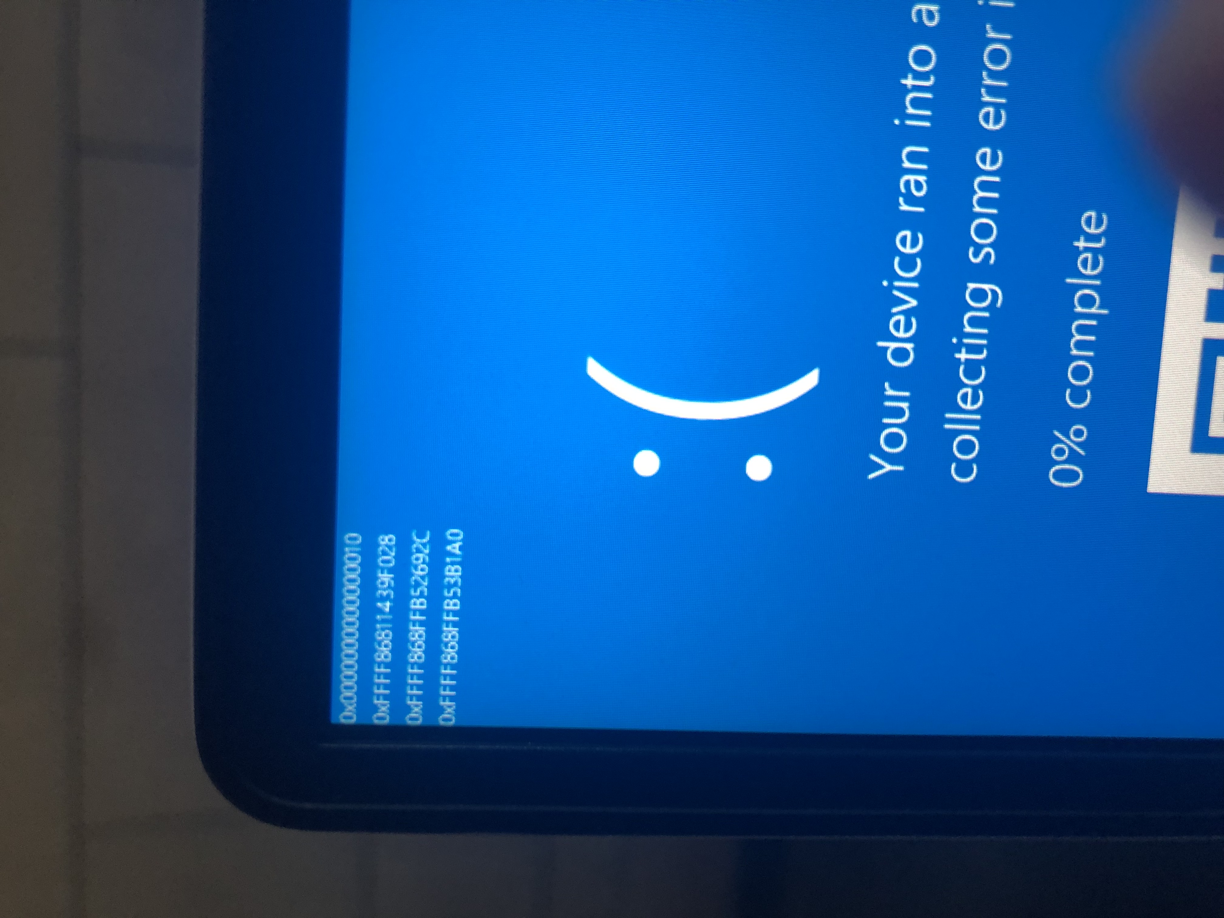 Question - WHEA_UNCORRECTABLE_ERROR BSOD | Tom's Hardware Forum