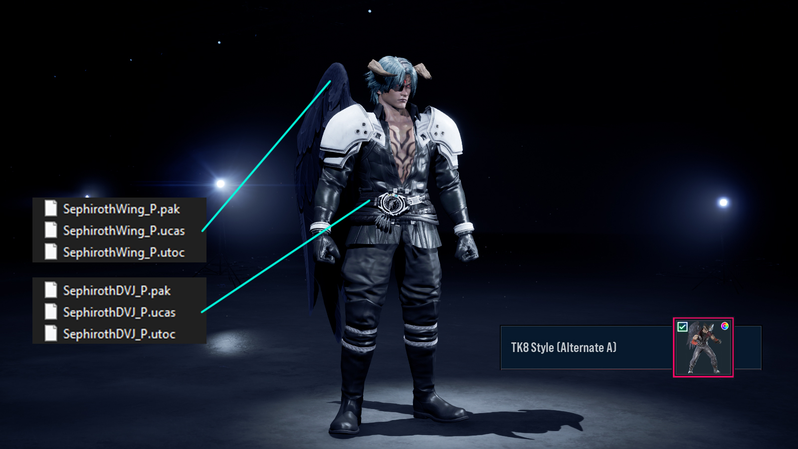 Sephiroth Devil Jin at Tekken 8 Nexus - Mods and community