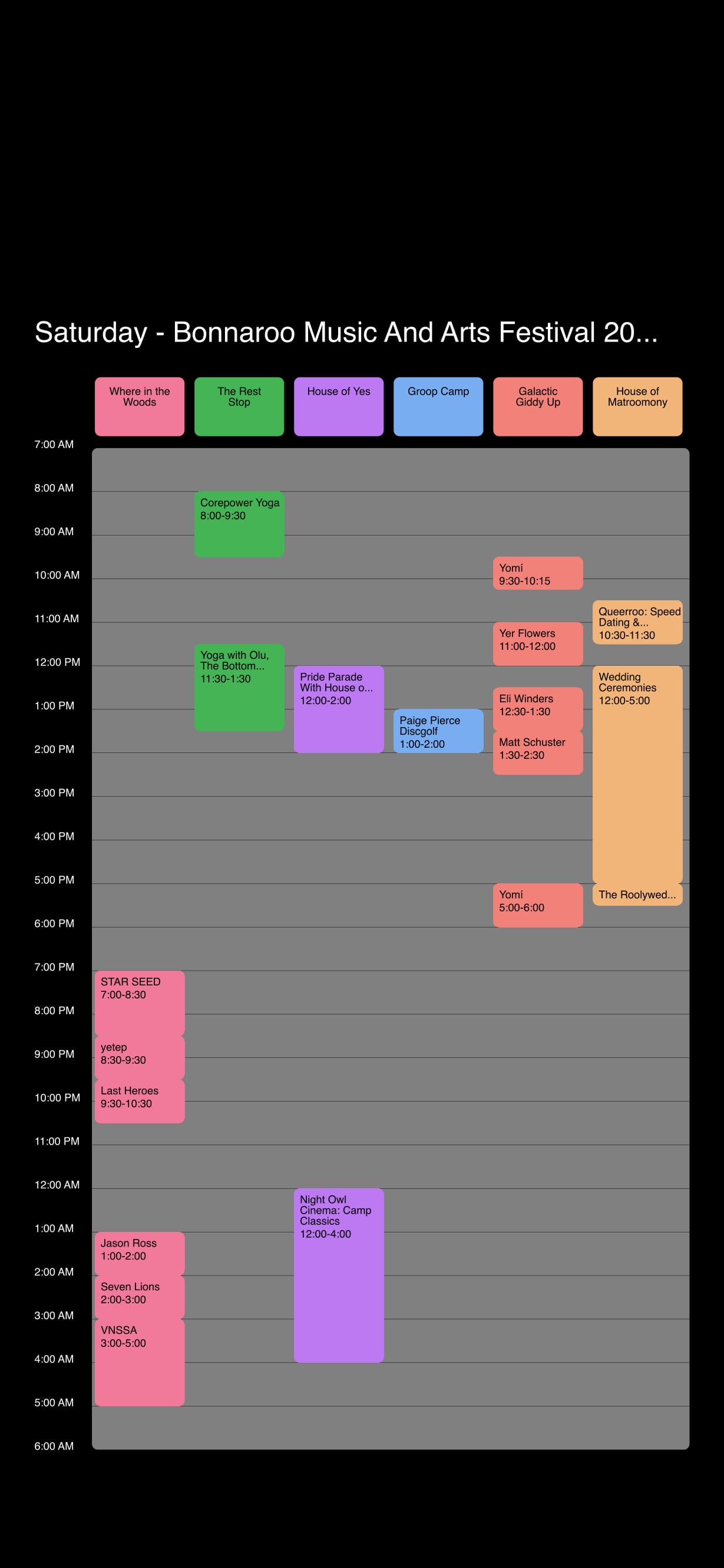 Schedule Wallpapers for Centeroo and Outeroo : r/bonnaroo