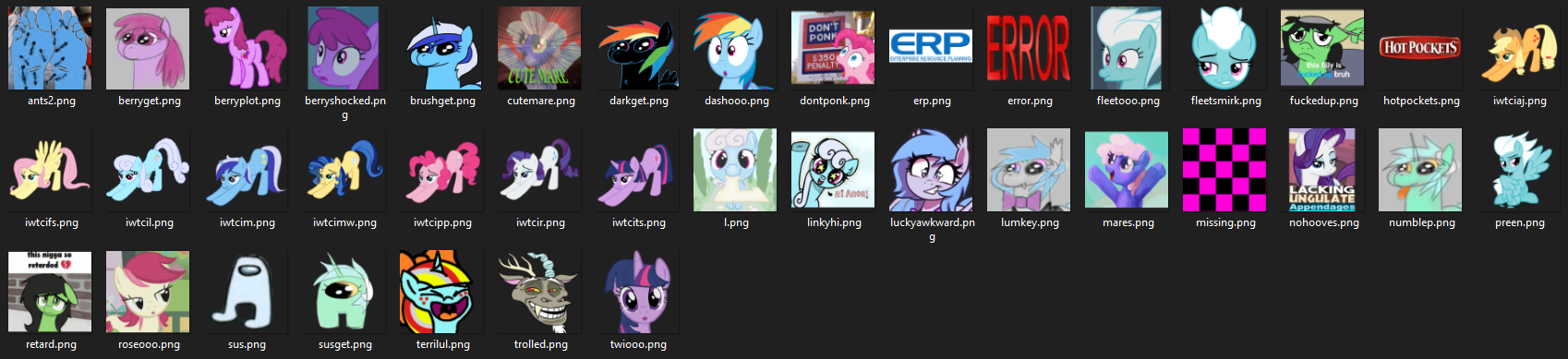 Steam Workshop::/mlp/ Easy Chat Emotes