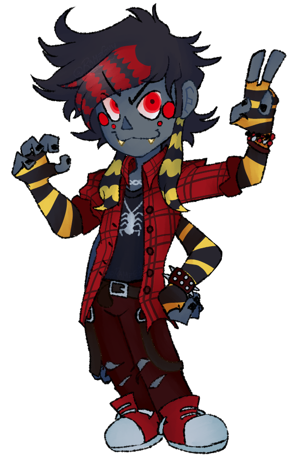 LF: Emo/Scene art style comms on Toyhouse