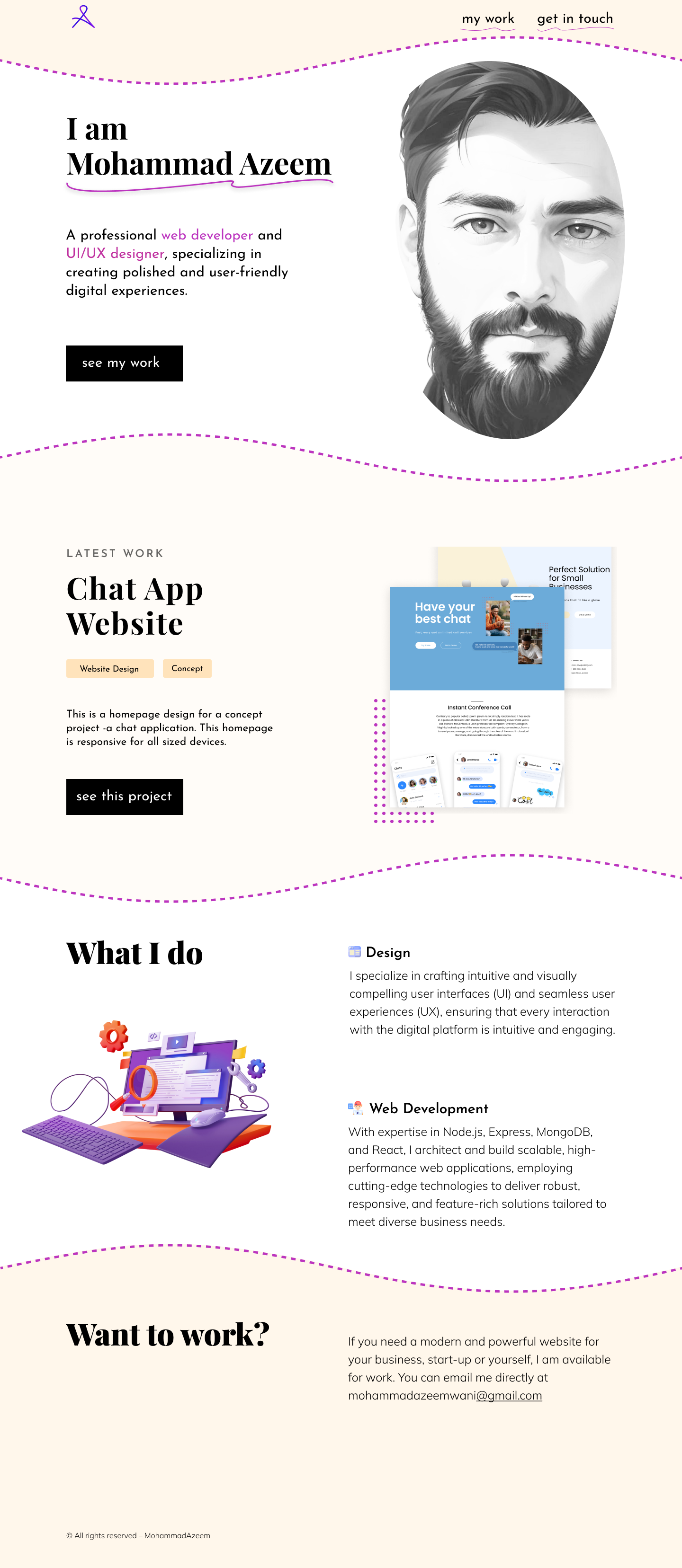 GitHub - mohammadazeemwani/Portfolio: Mohammad Azeem | Developer