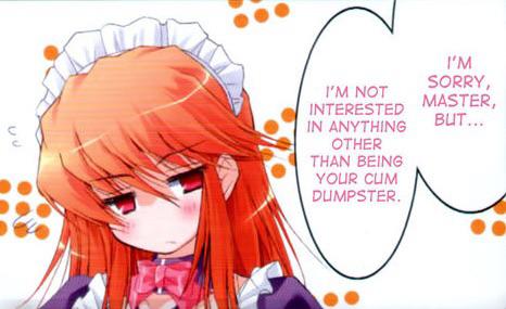 Color "I'm sorry master but I'm not interested in anything other than ...