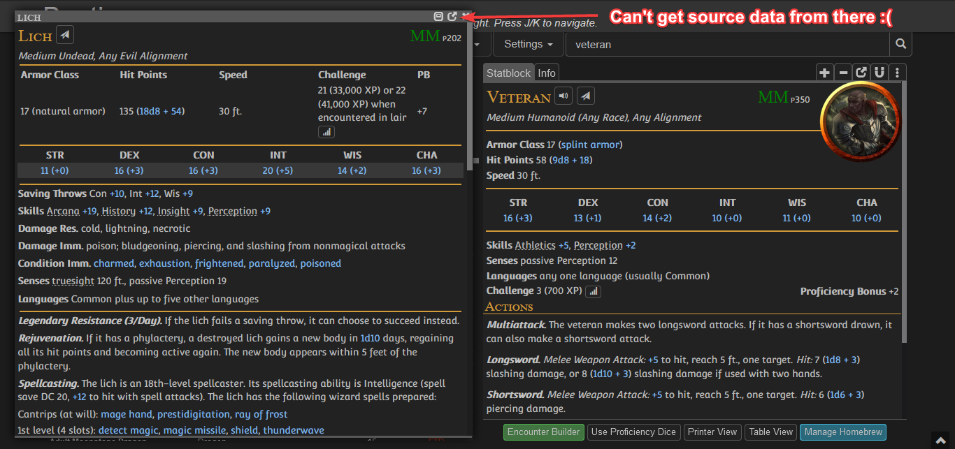 5ET-829 Source data popout for the popouts · Issue #1026 · 5etools/tracker · GitHub
