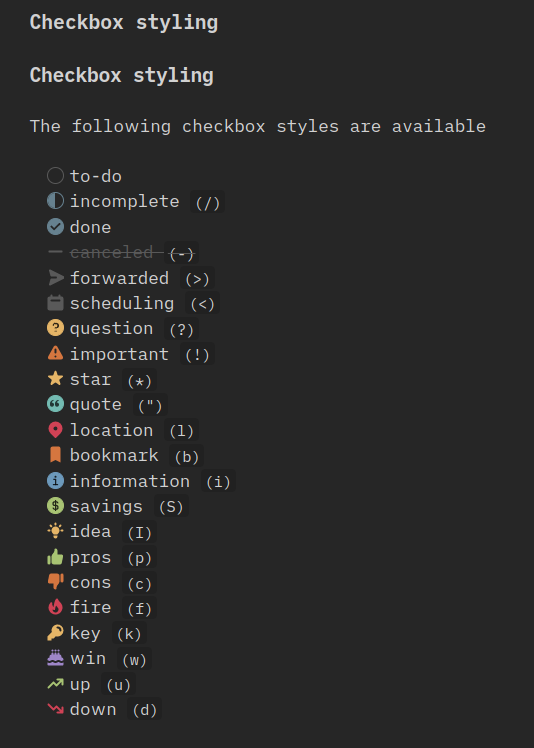 Question on how to make a “List Callout” with icons : r/ObsidianMD