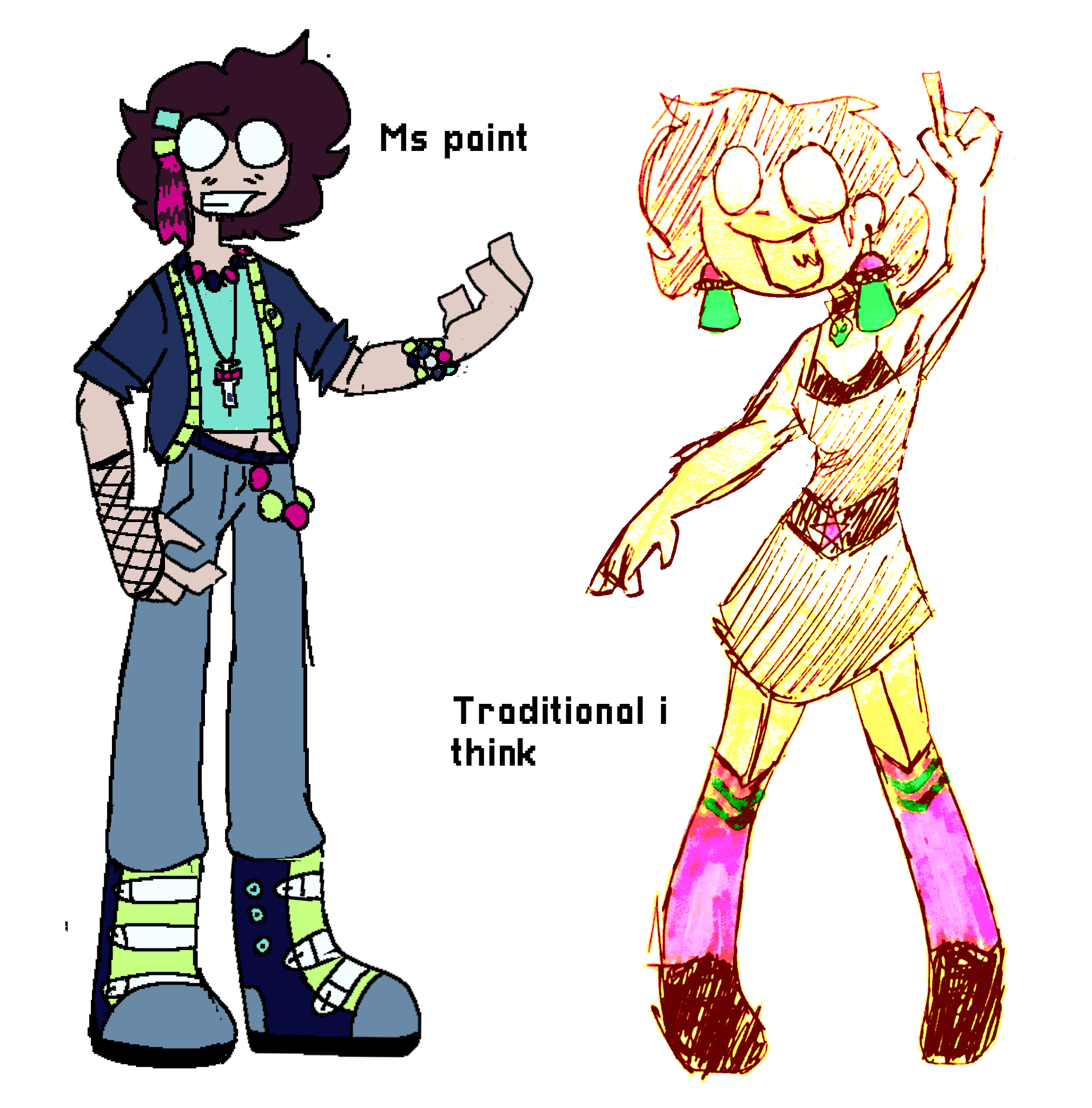 lf: selfship/oc x canon art (multiple ships) on Toyhouse