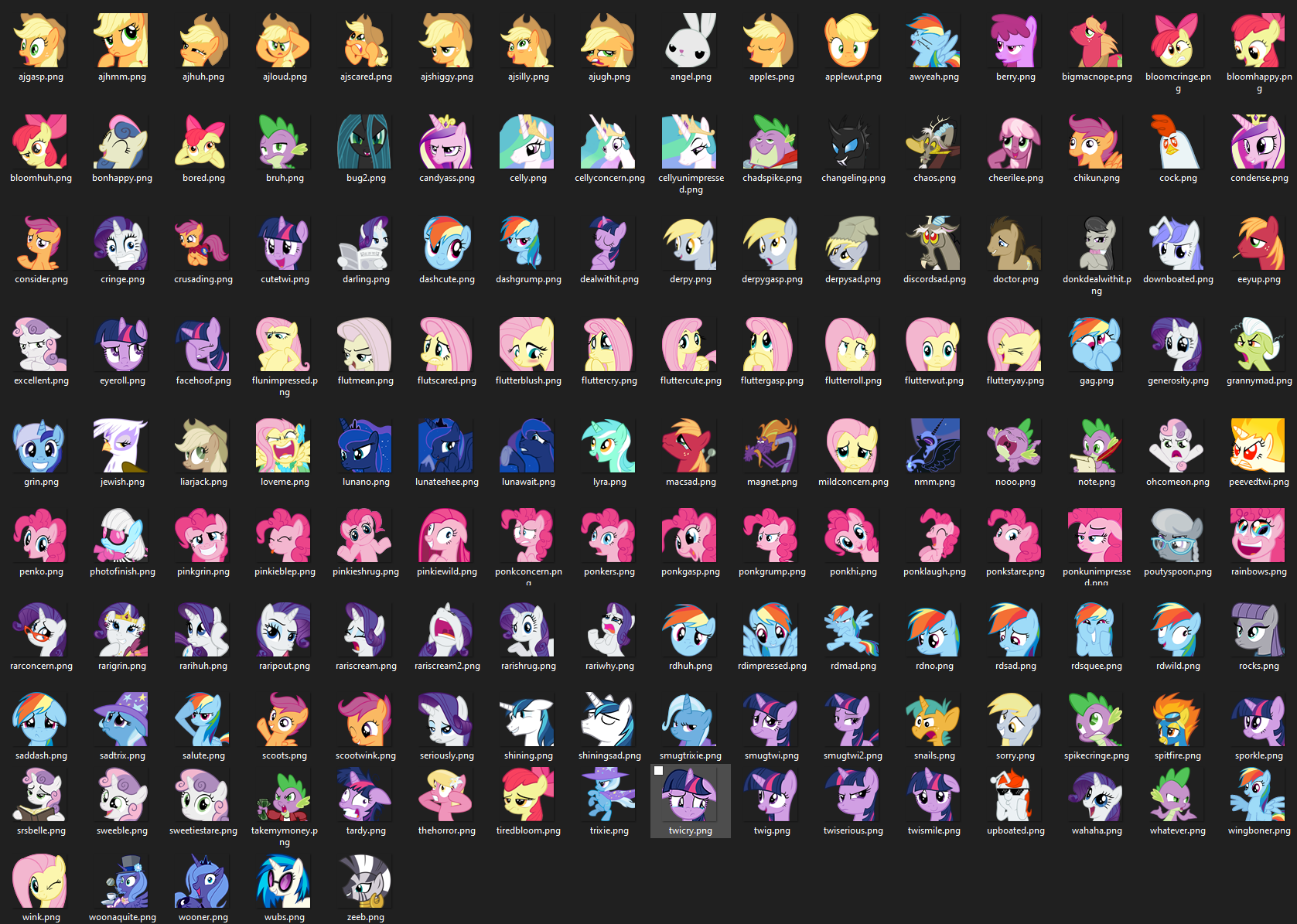 Steam Workshop::/mlp/ Easy Chat Emotes