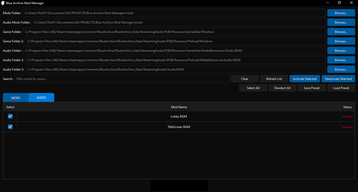 KXDE/blue-archive-mod-manager: A tool to manage Blue Archive (PC) mods ...