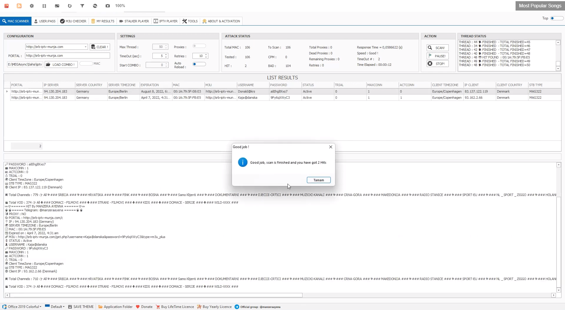 iptv scan - iptv tarama programları