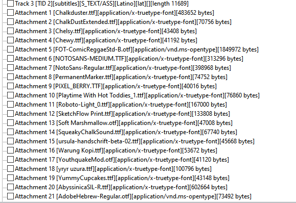 Need Help with Subtitles in .Ass Files and Fonts. : r/animepiracy