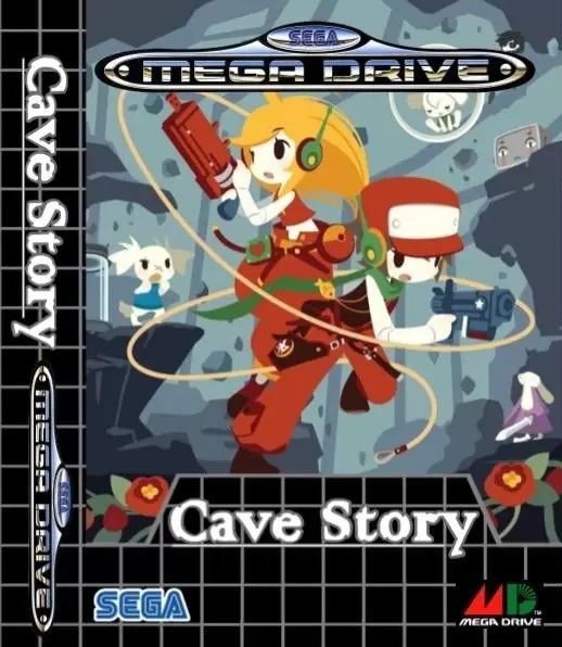 I slapped together a Sega Genesis Cave Story Box art, since there's a ...