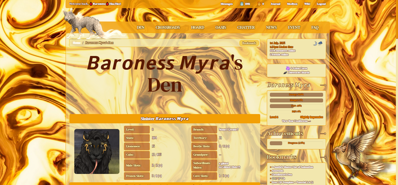 𝘽𝙖𝙧𝙤𝙣𝙚𝙨𝙨's CSS :|: Lioden