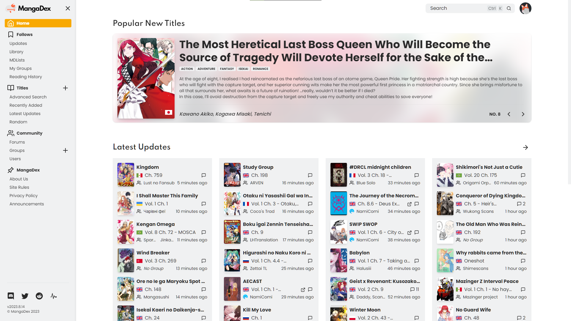 Hoist The Colors: Forum Theme Contest [Light] | Page 2 | MangaDex Forums