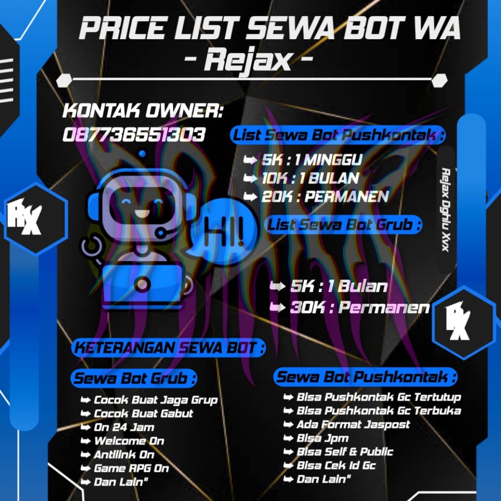 rejax | Instagram, Facebook, TikTok | Linktree