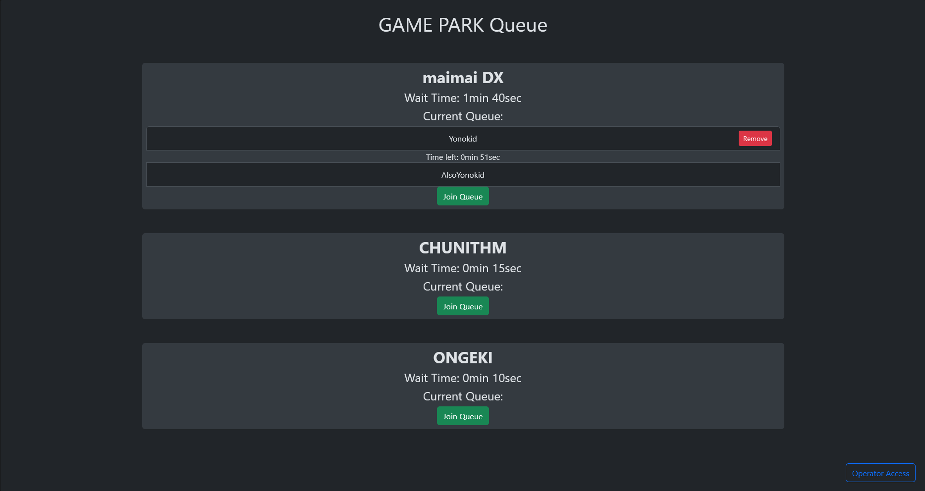 GitHub - Yonokid/AmuseQueue