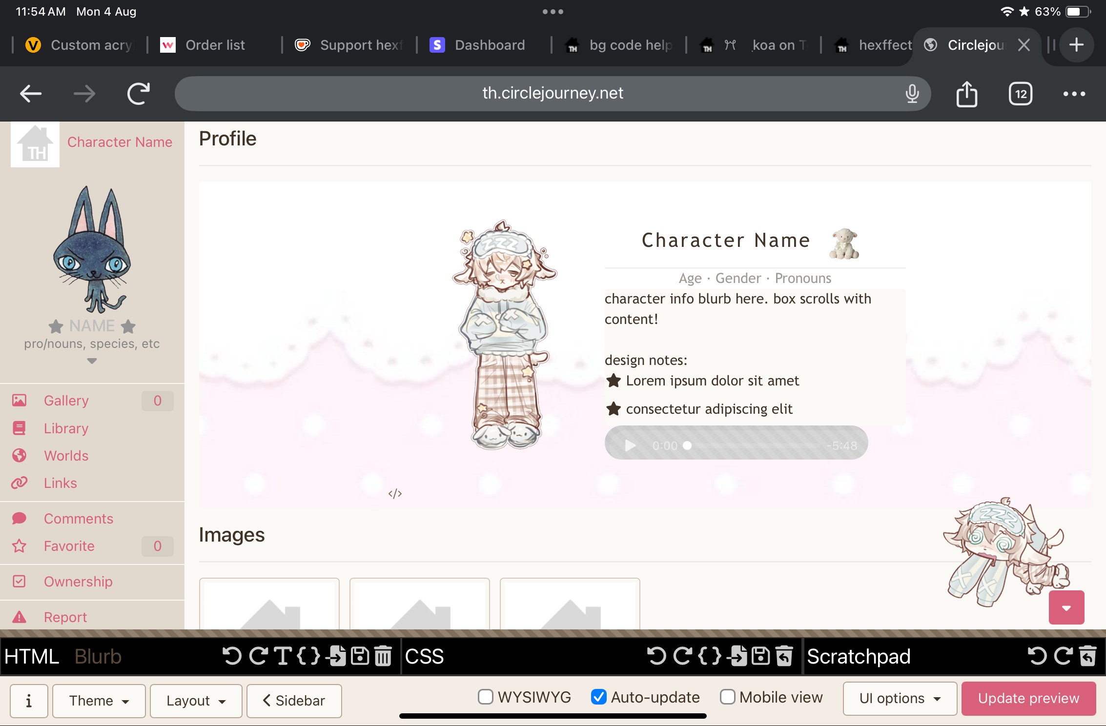 bg code help on Toyhouse