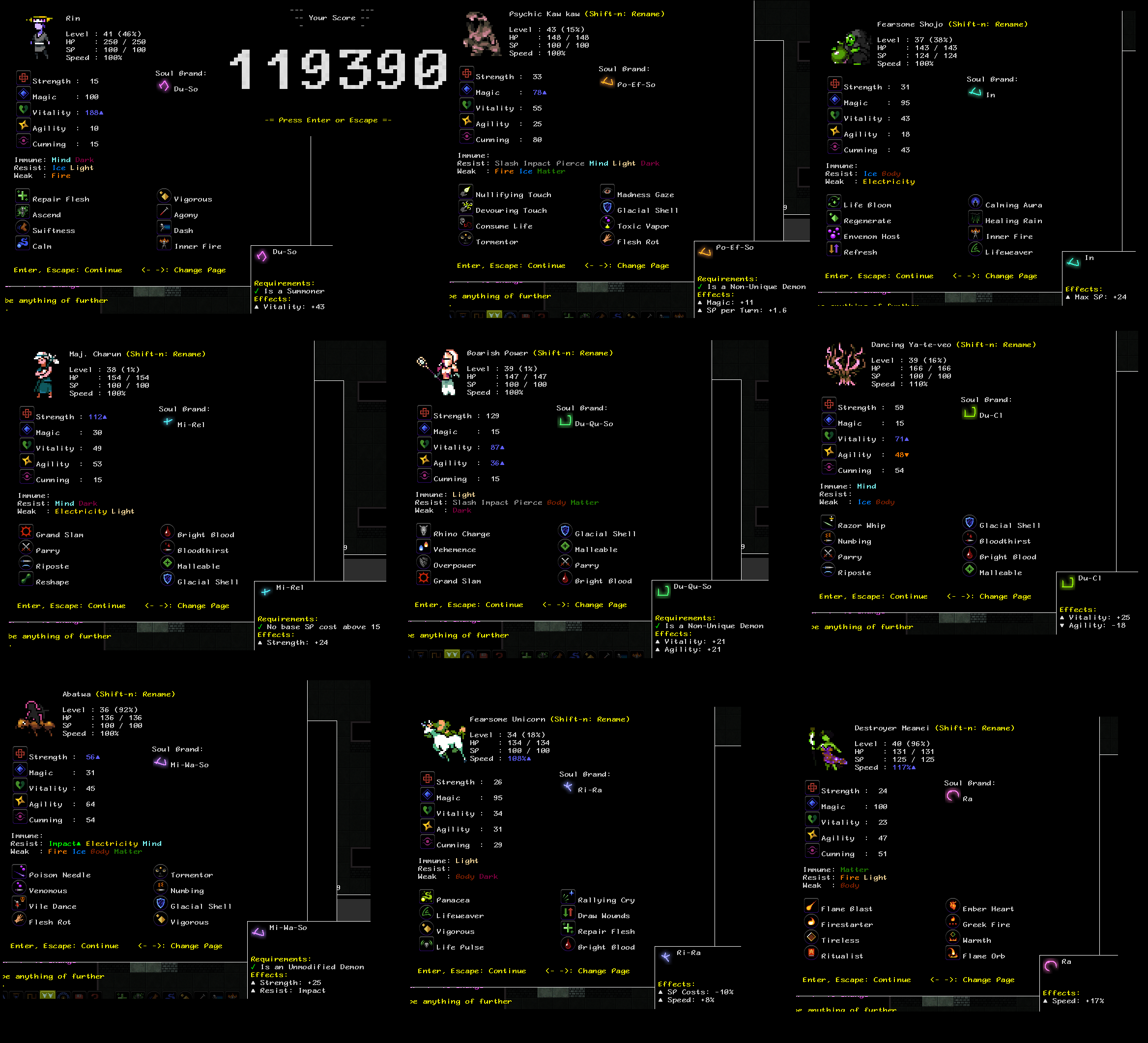 Demon Combos : r/roguelikes