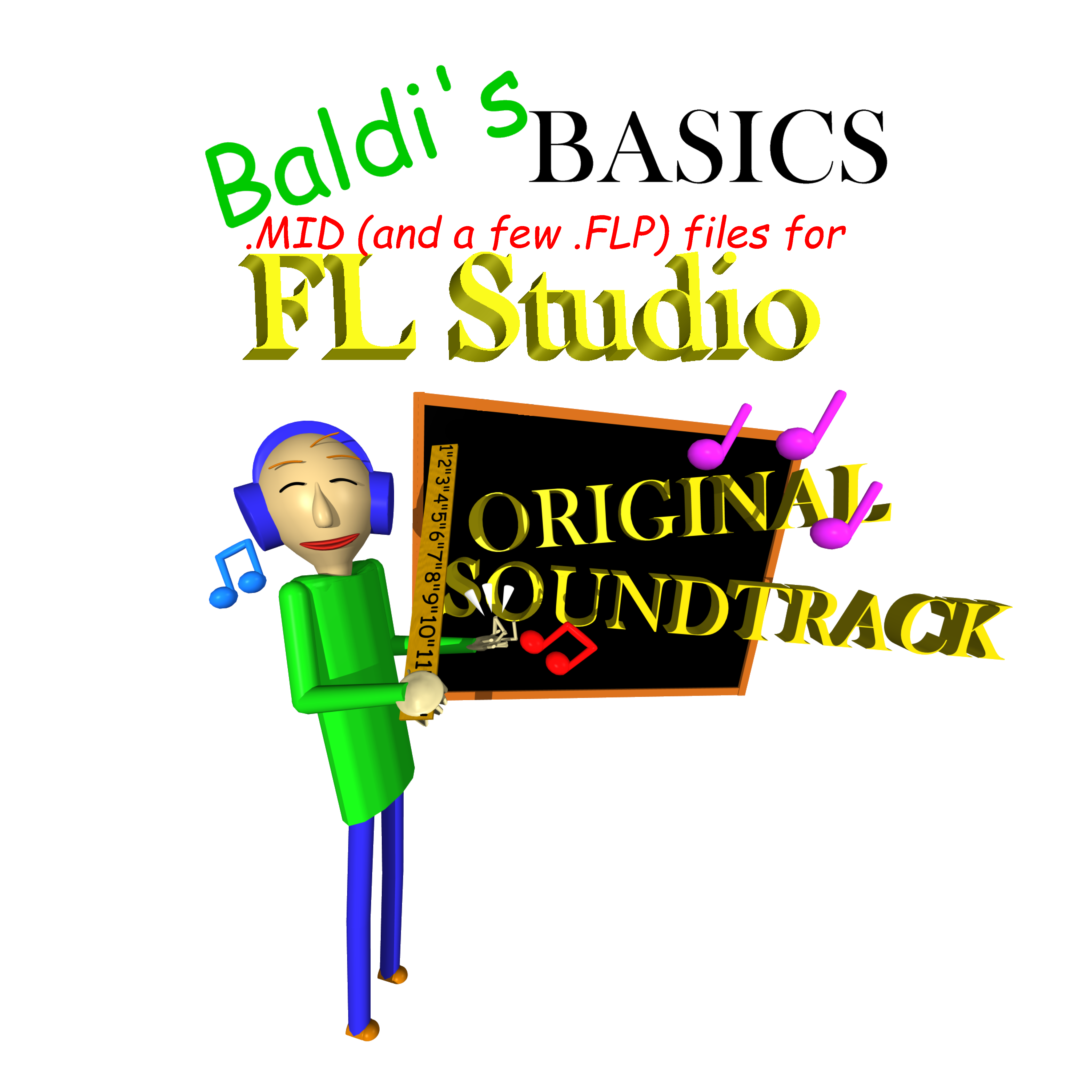Baldi's Basics .MID files for FL Studio Sound Mod for Baldi's Basics ...