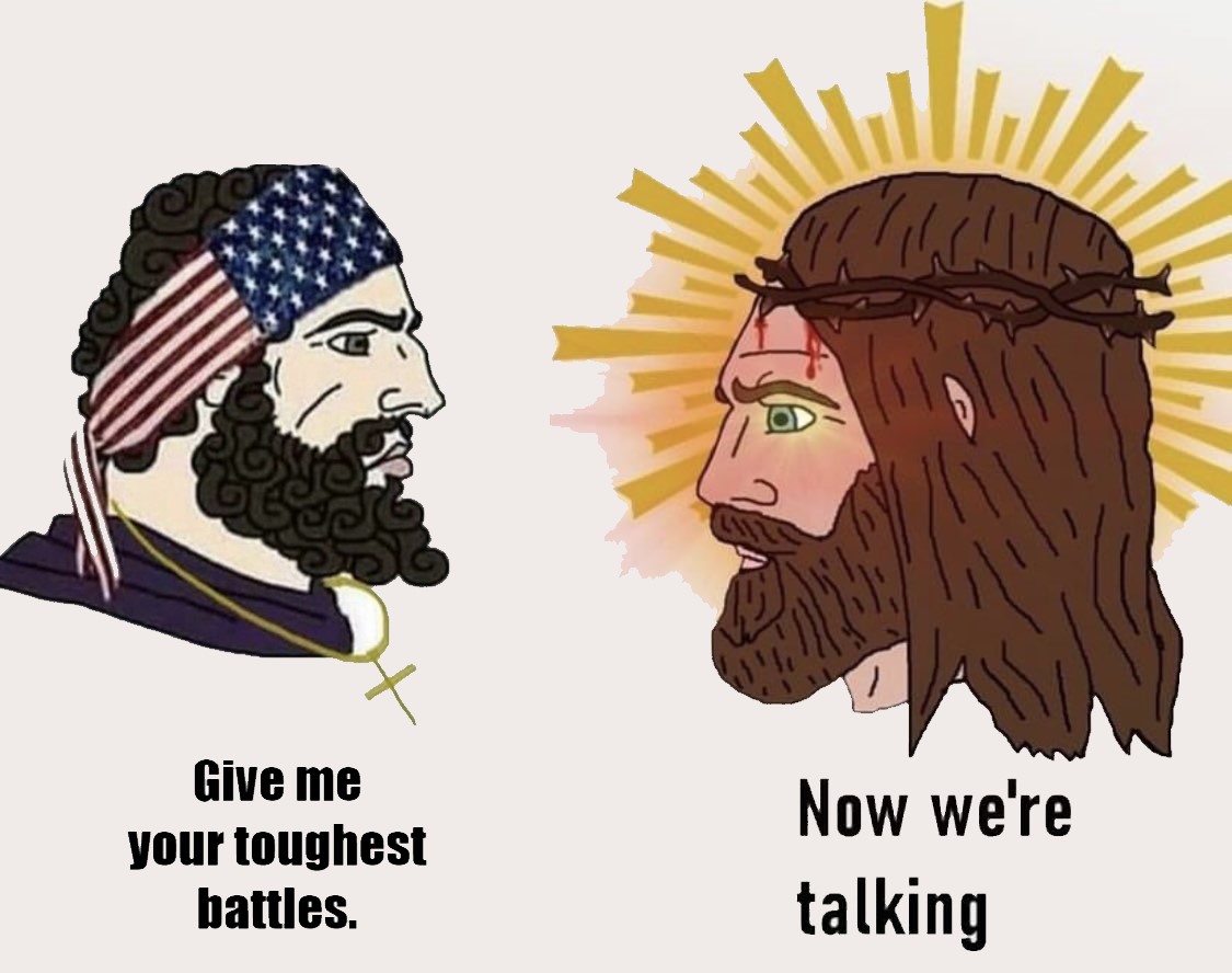 Has anyone kept the “Send me your toughest battles” meme? Im trying to ...