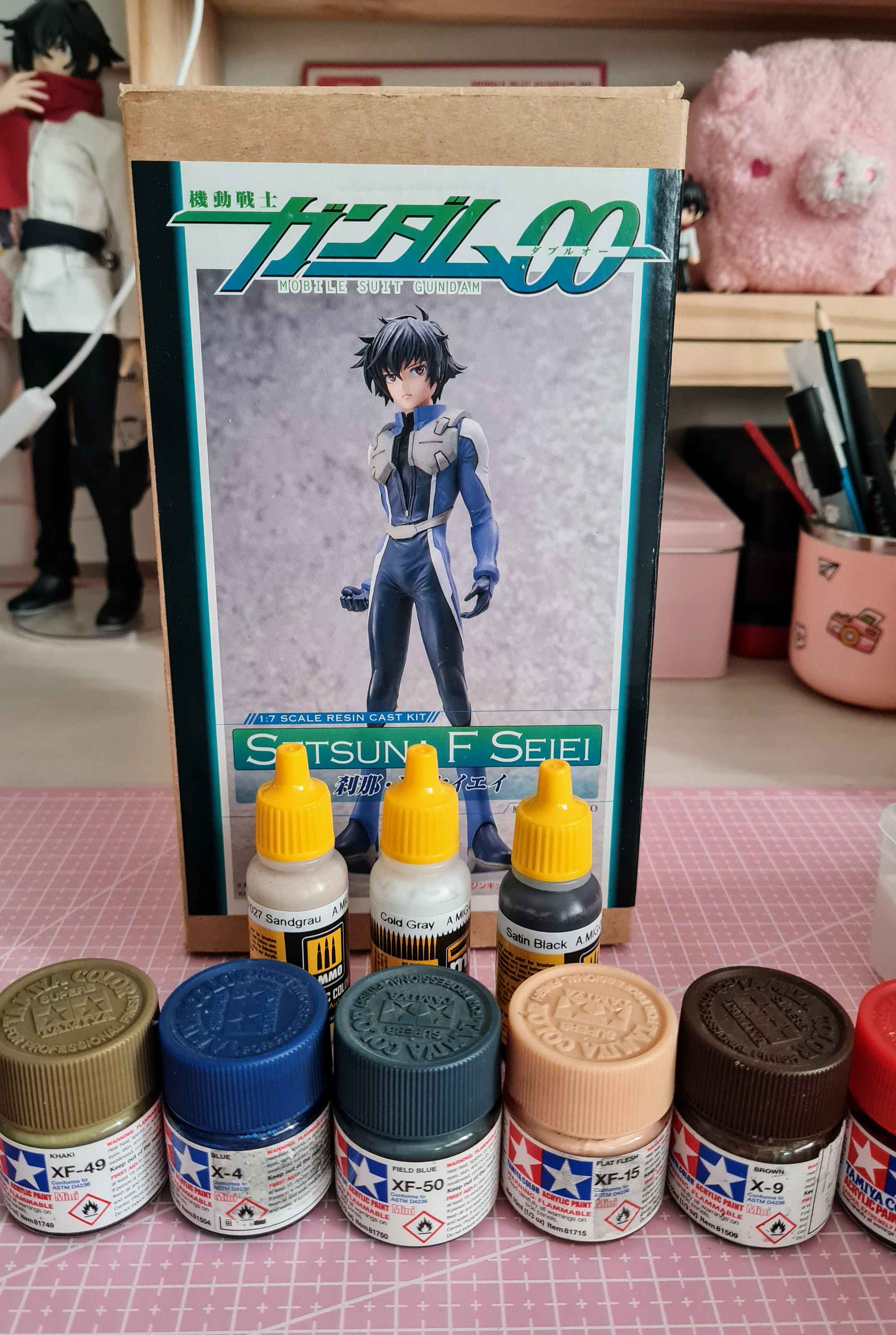 My first garage kit - 1/7 Setsuna F. Seiei — MyFigureCollection.net