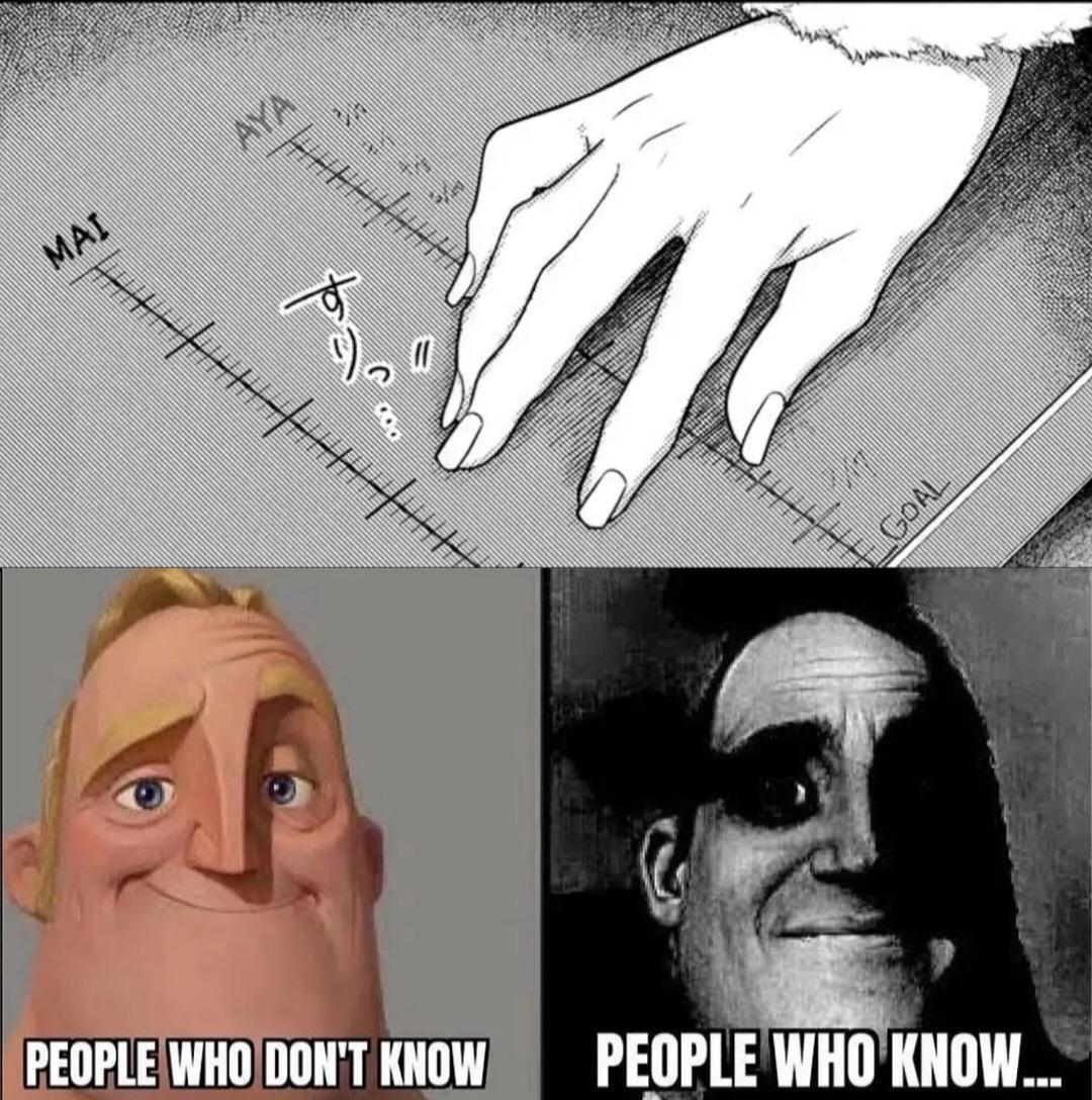 Mono "Mai" "Aya" "Goal" "People who don't know, people who know" close ...