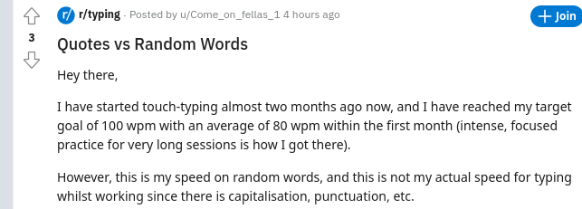 Am I good for my age : r/typing