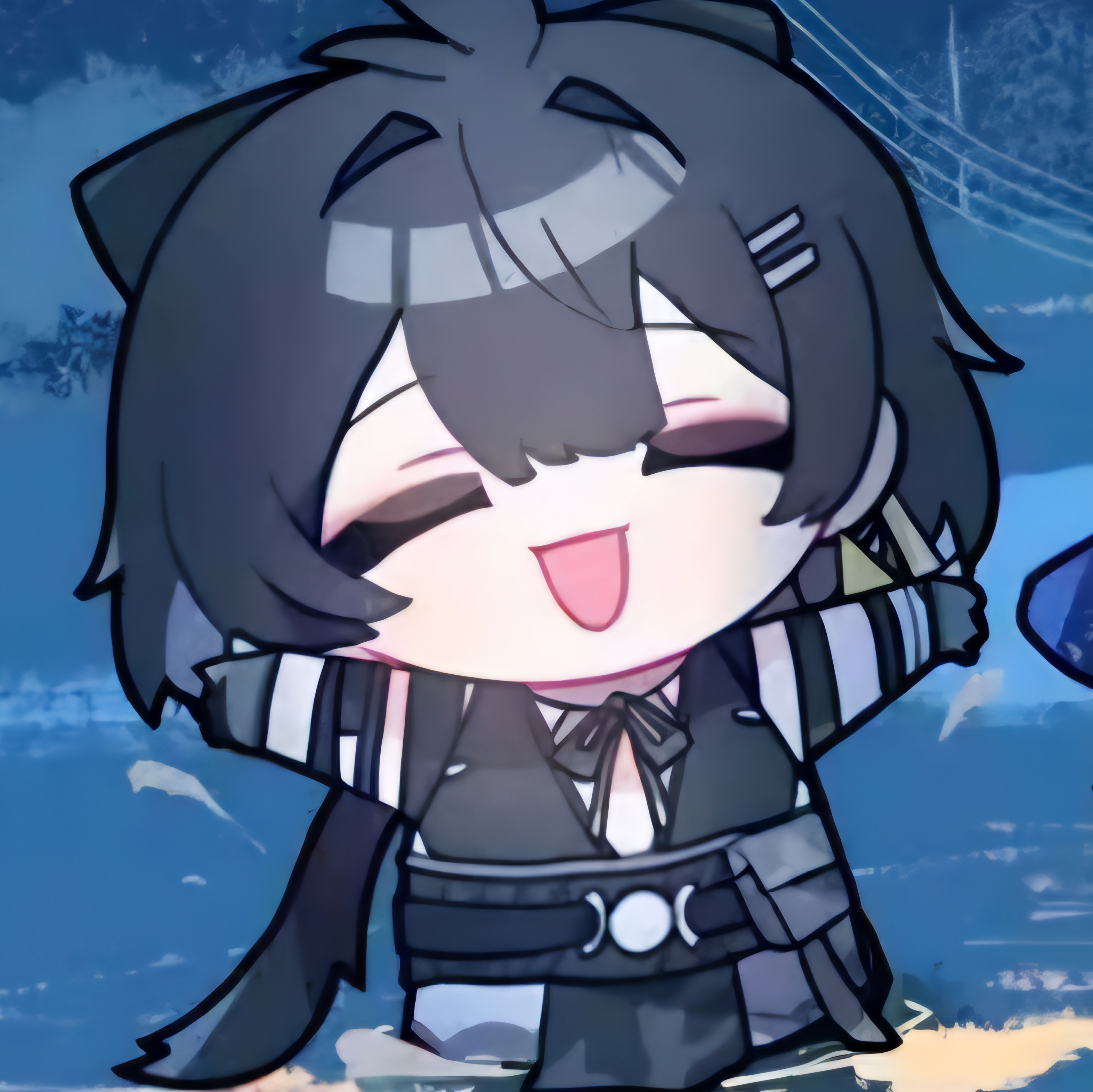 ↝𝘙𝘰𝘷𝘦𝘳 in 2025 | Waves icon, Chibi, Wave art