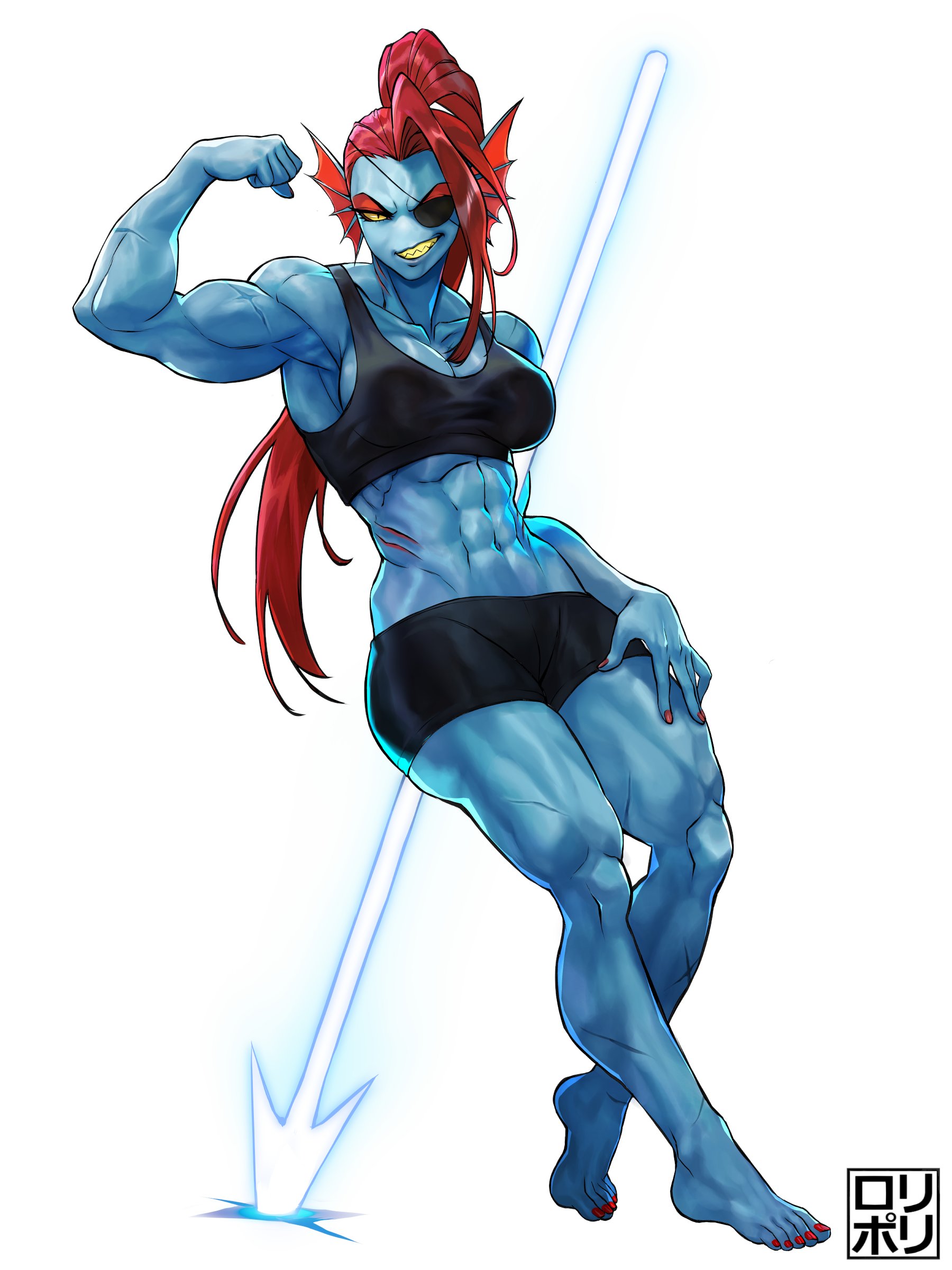 Undyne (@j_rolypoly) [Undertale] : r/fitdrawngirls
