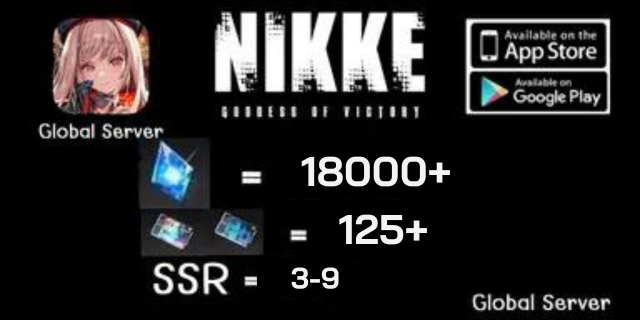 18000+125ตั๋ว+SSR3-9 Nikke:Goddess of Victory Global Hotmail ยกเมล | AISA-ขายไอดีดองโรลเกมมือถือ