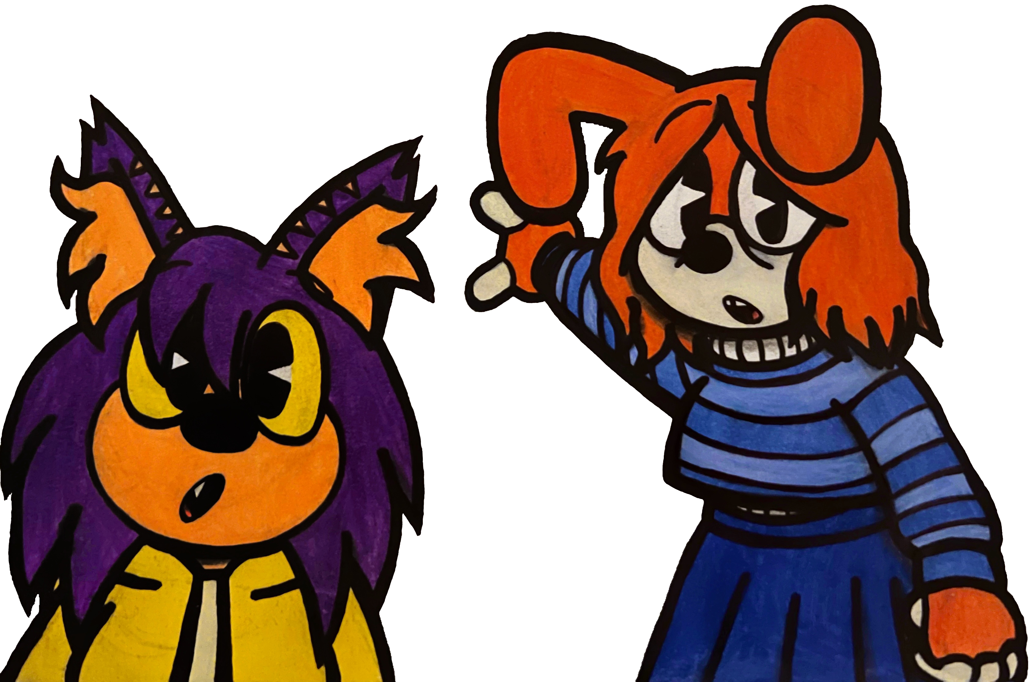#furry Two Furries Pointing - TheName’sEllenのイラスト - pixiv