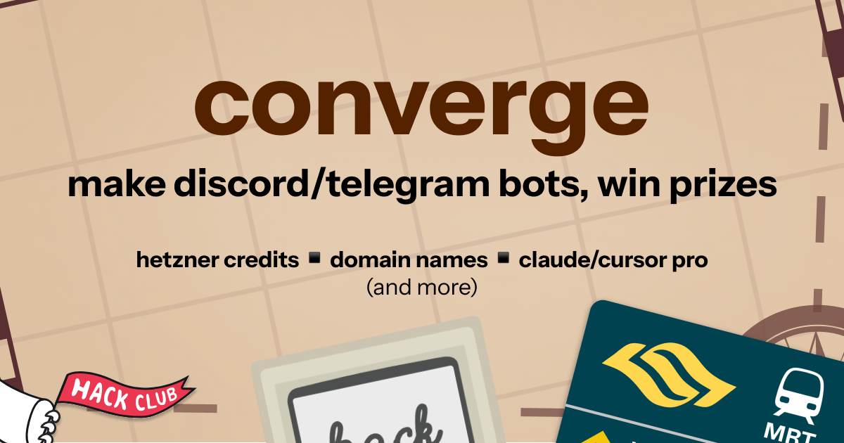 Converge - built bots, won prizes