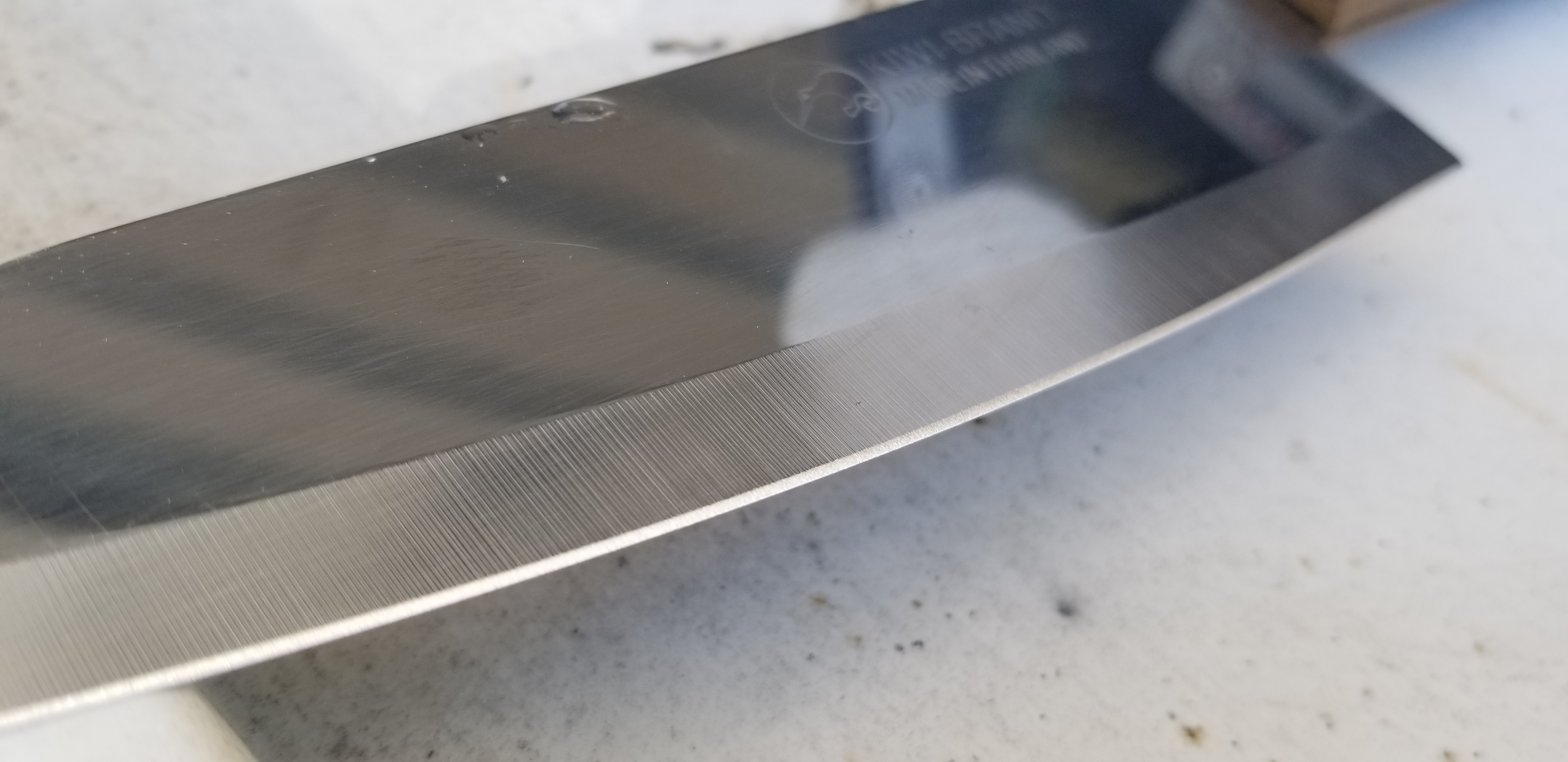 Reprofiling three knives in 90 seconds. : r/sharpening