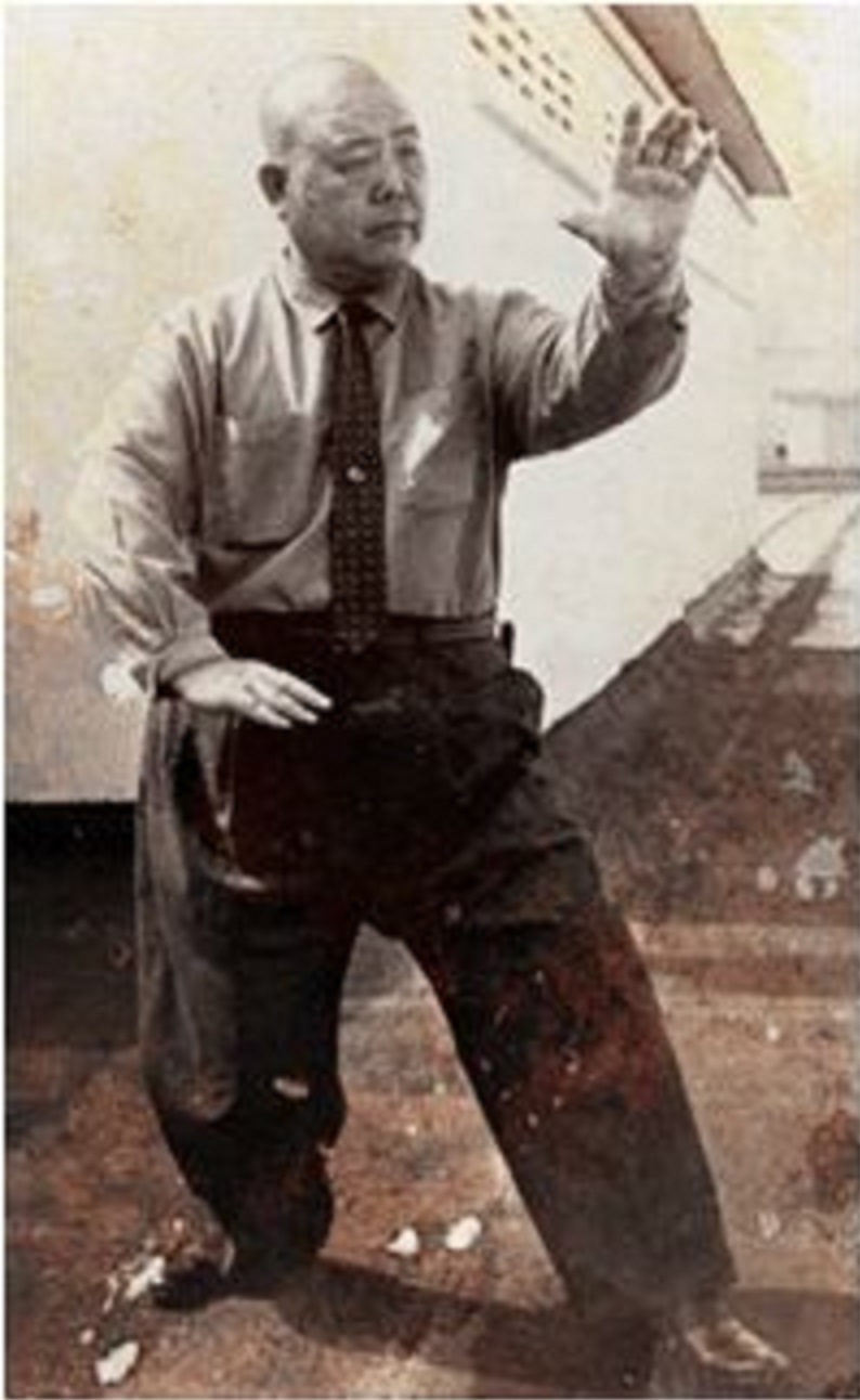 Does the iconic Doppo stance really exist in Karate/Martial arts in ...