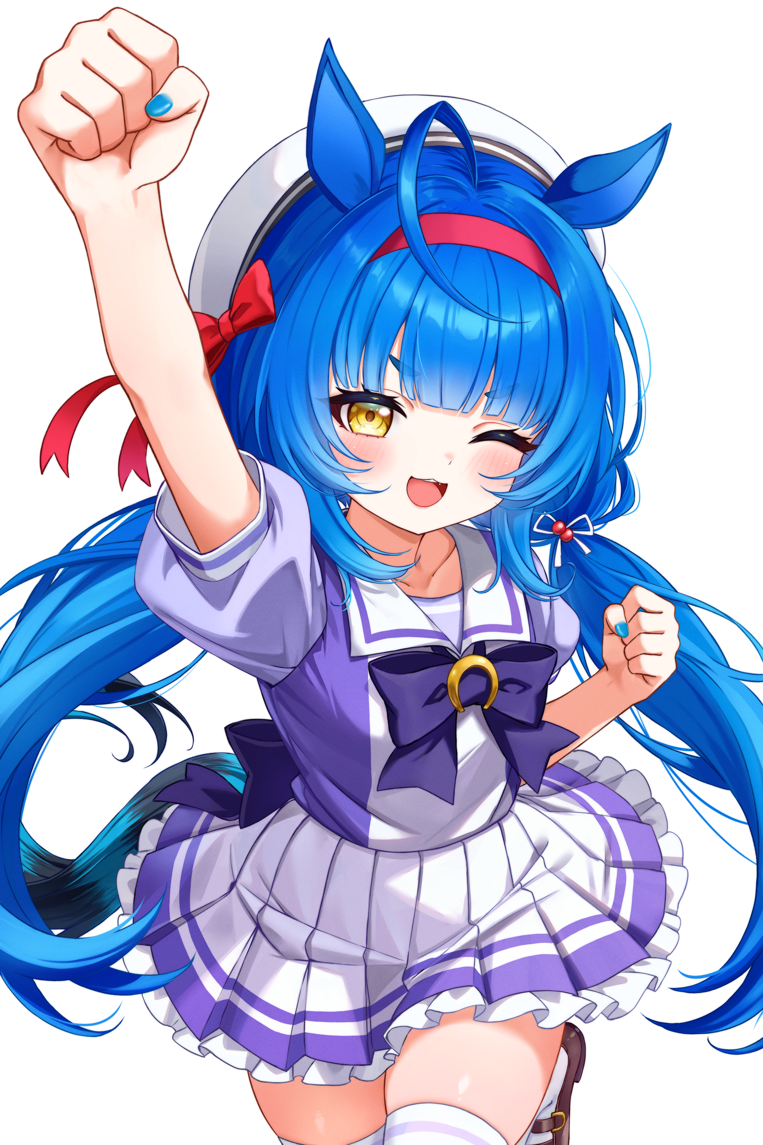 4kimizuki, poko rakun, chromashift, umamusume, absurdres, commission ...