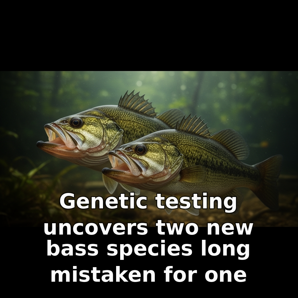 Genetic testing uncovers two new bass species long mistaken for one
