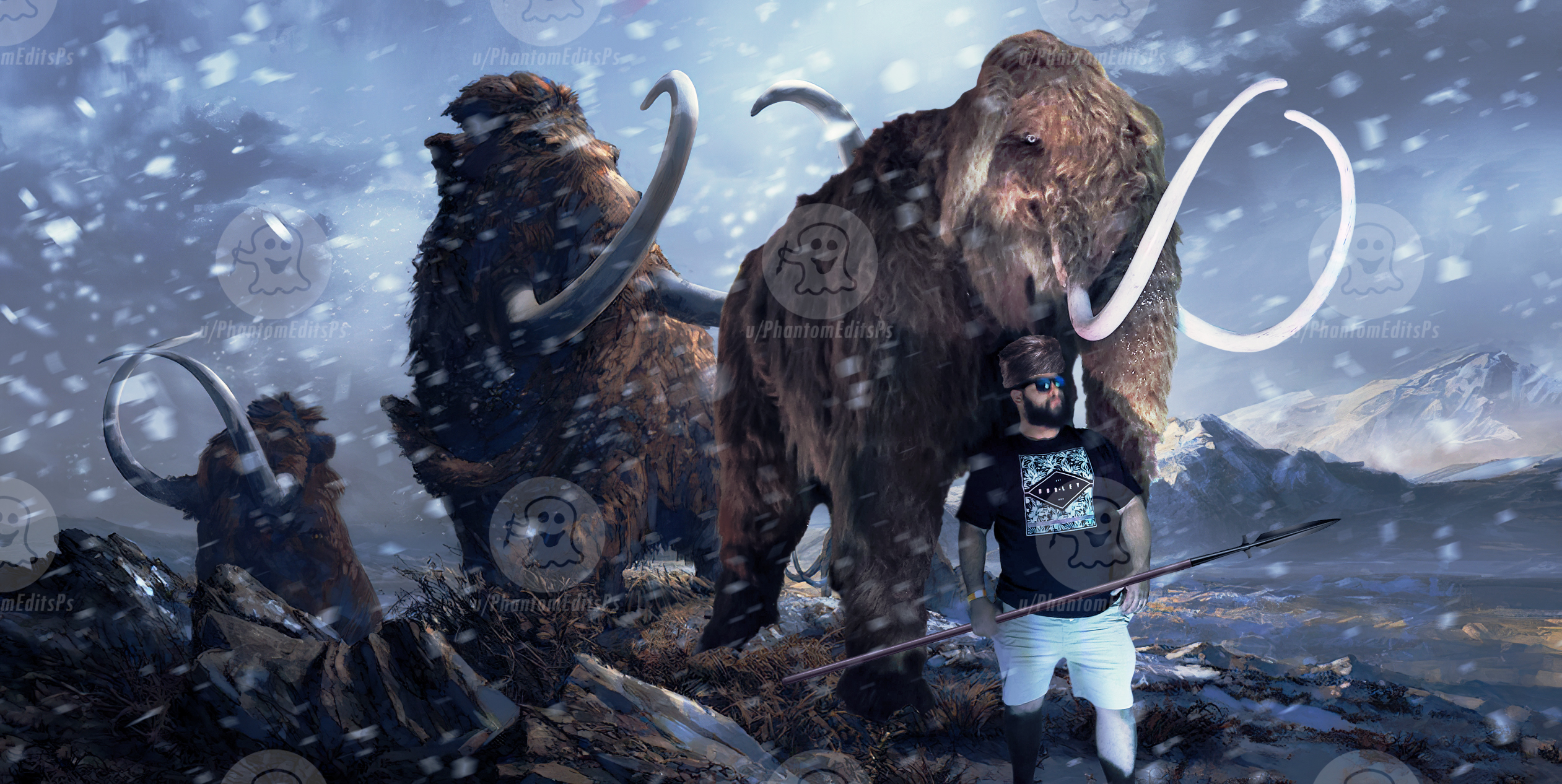 Make me epic ! Some like ice age scene... color scheme changed to white ...