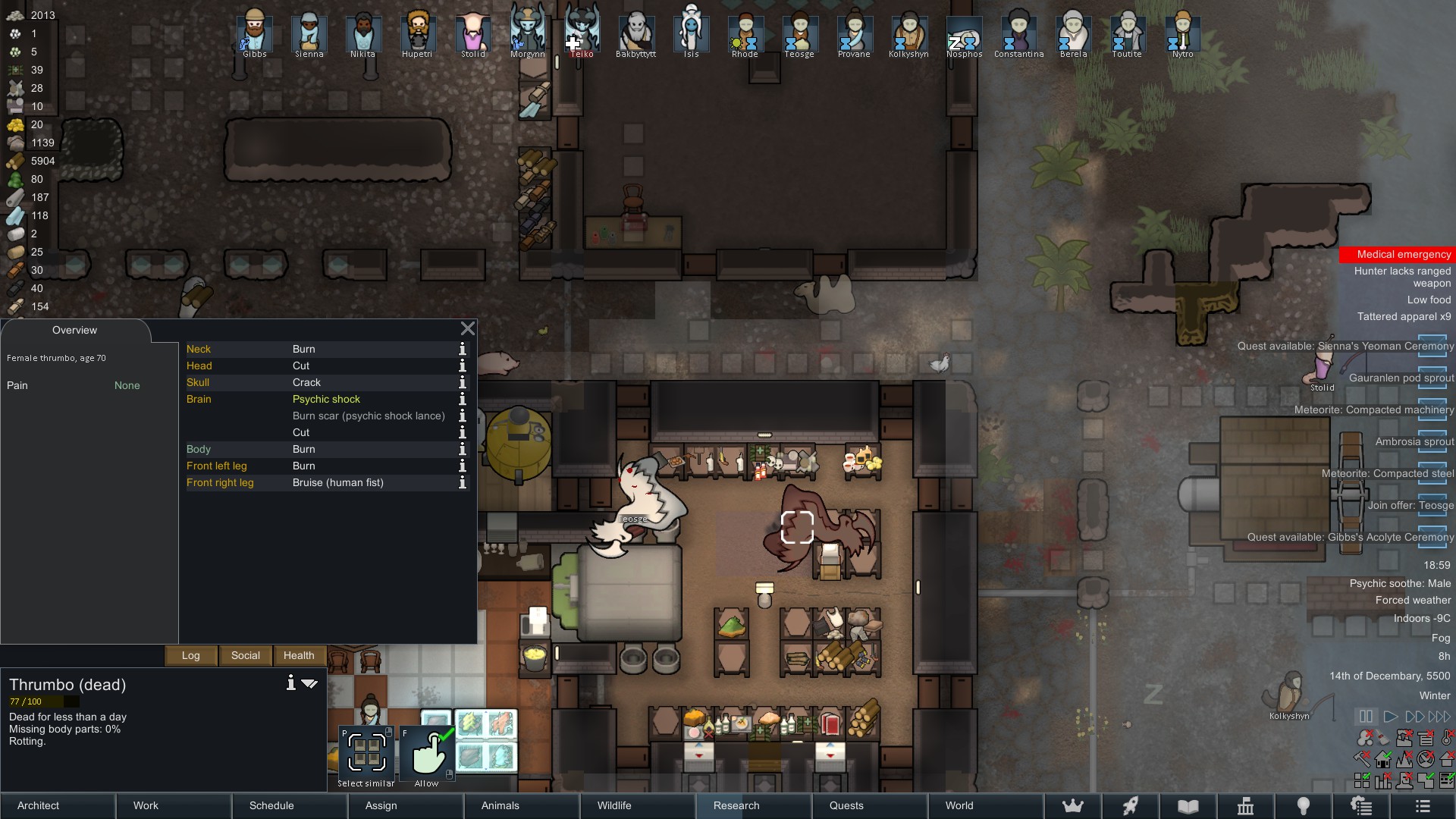 Bodies keep rotting as soon as they reach my freezer : r/RimWorld