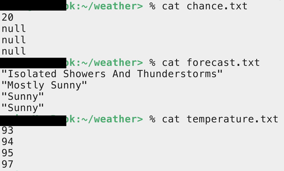 Shell script + C program = TUI weather app? : r/commandline