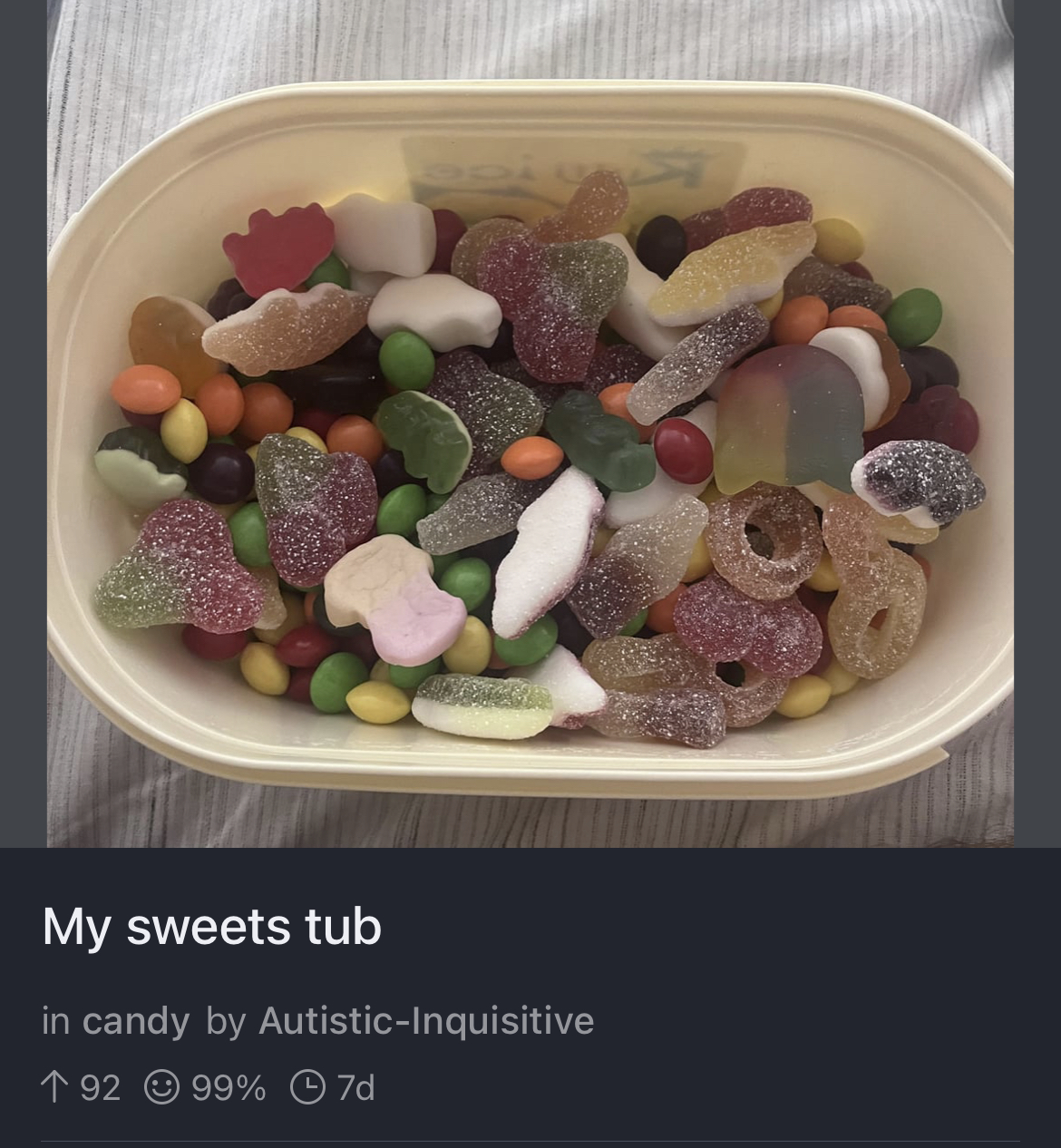 /r/candy is the most r-slurred sub. I expected to see artisanal ...