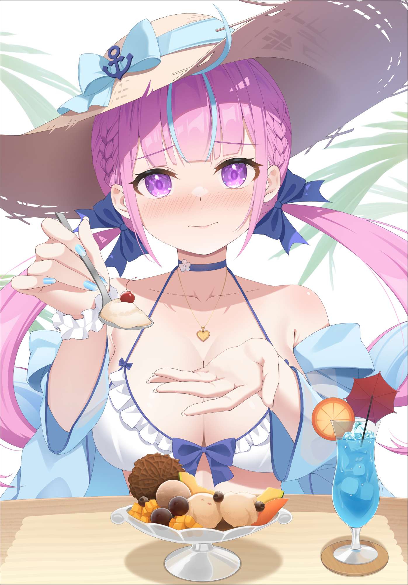 POV: Aqua feeding you : r/Hololewd