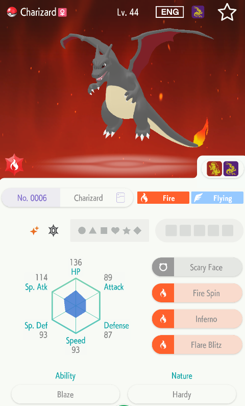 FT: shiny Charizard LF: regular jirachi, celebi, victini : r/PokemonHome