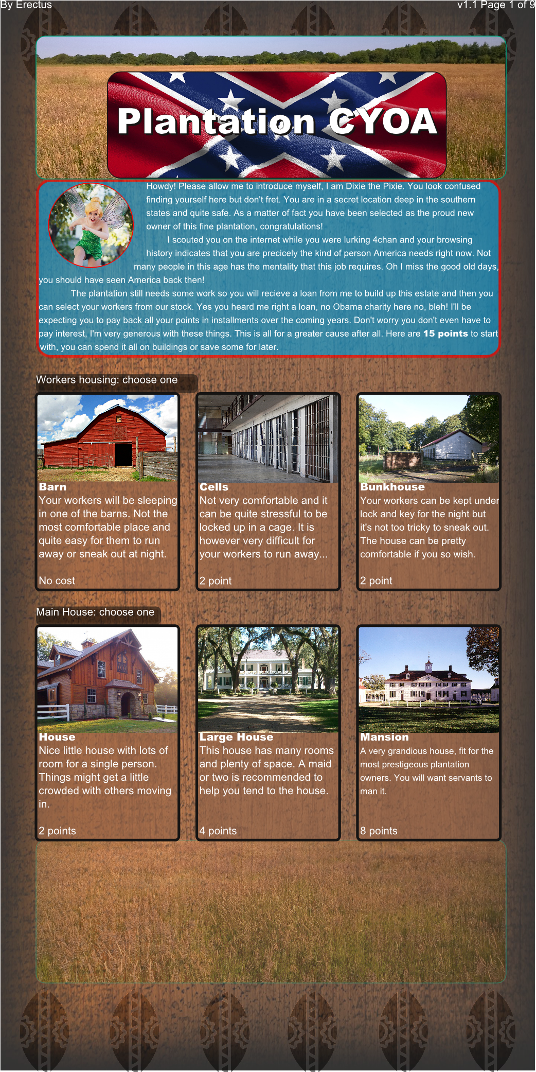 Slave Owner CYOA: Plantation Edition! : r/nsfwcyoa