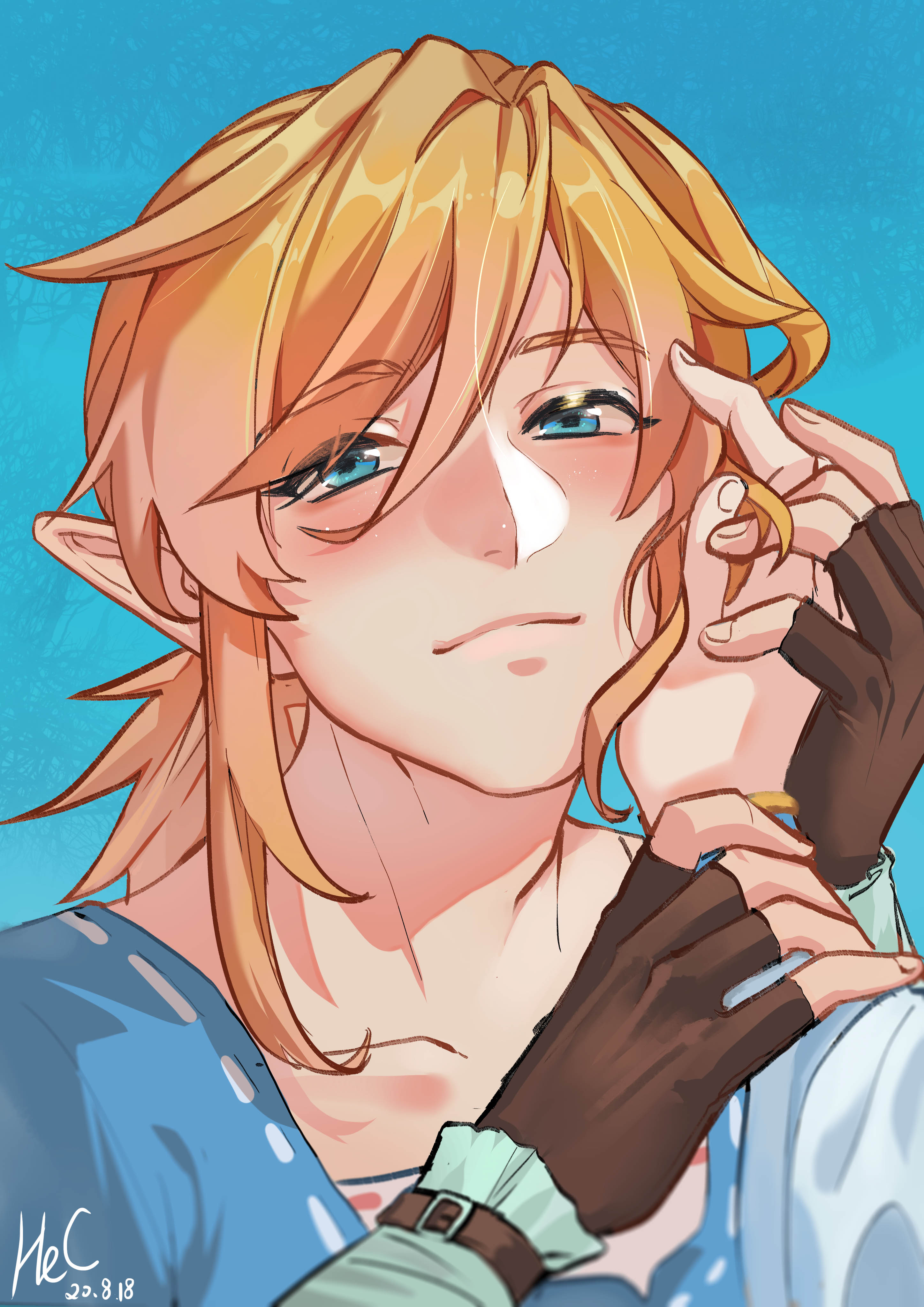 Touch his face : r/linkiscute