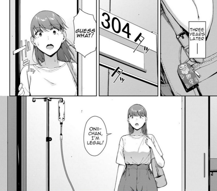 Mono "Three years later" 304" "Guess what! Onii-chan, I'm legal" : r ...