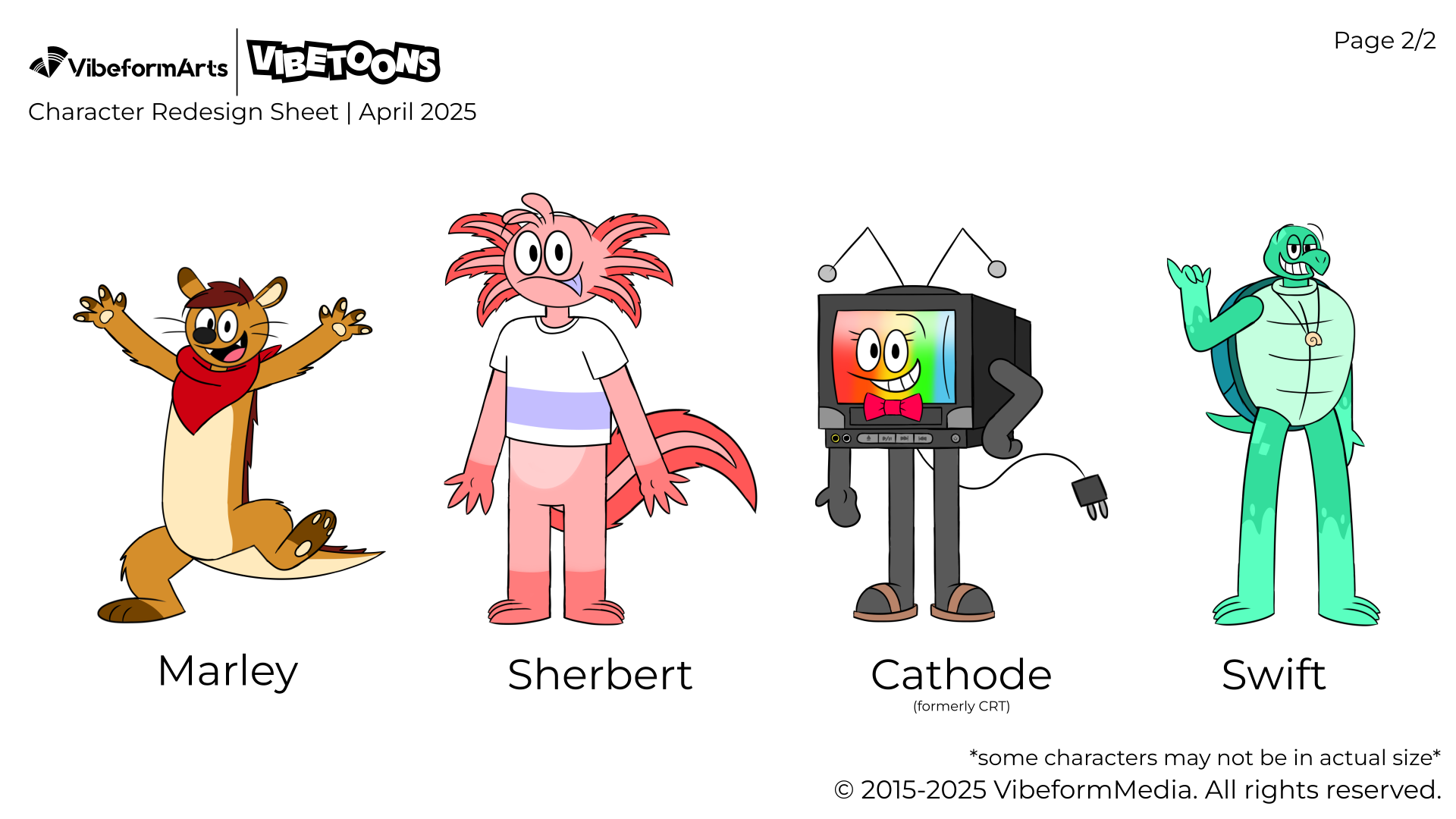 VibeToons Redesign 2025 | YellowTealPurple