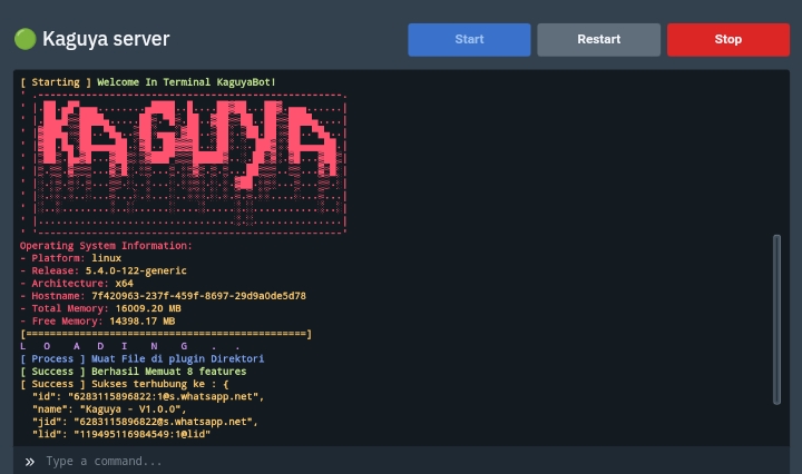GitHub - LT-SYAII/KaguyaBot: Simple WhatsApp bot using Baileys