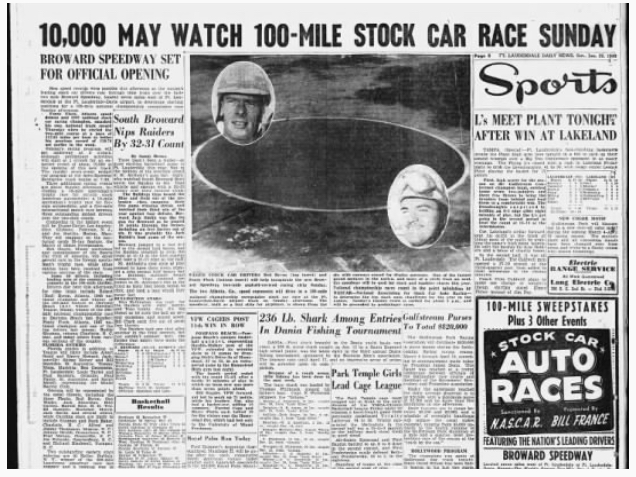 Lost Race Tracks - Broward Speedway : r/NASCAR
